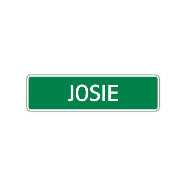 Josie Street Sign Children Name Room Plate - Sign Fever