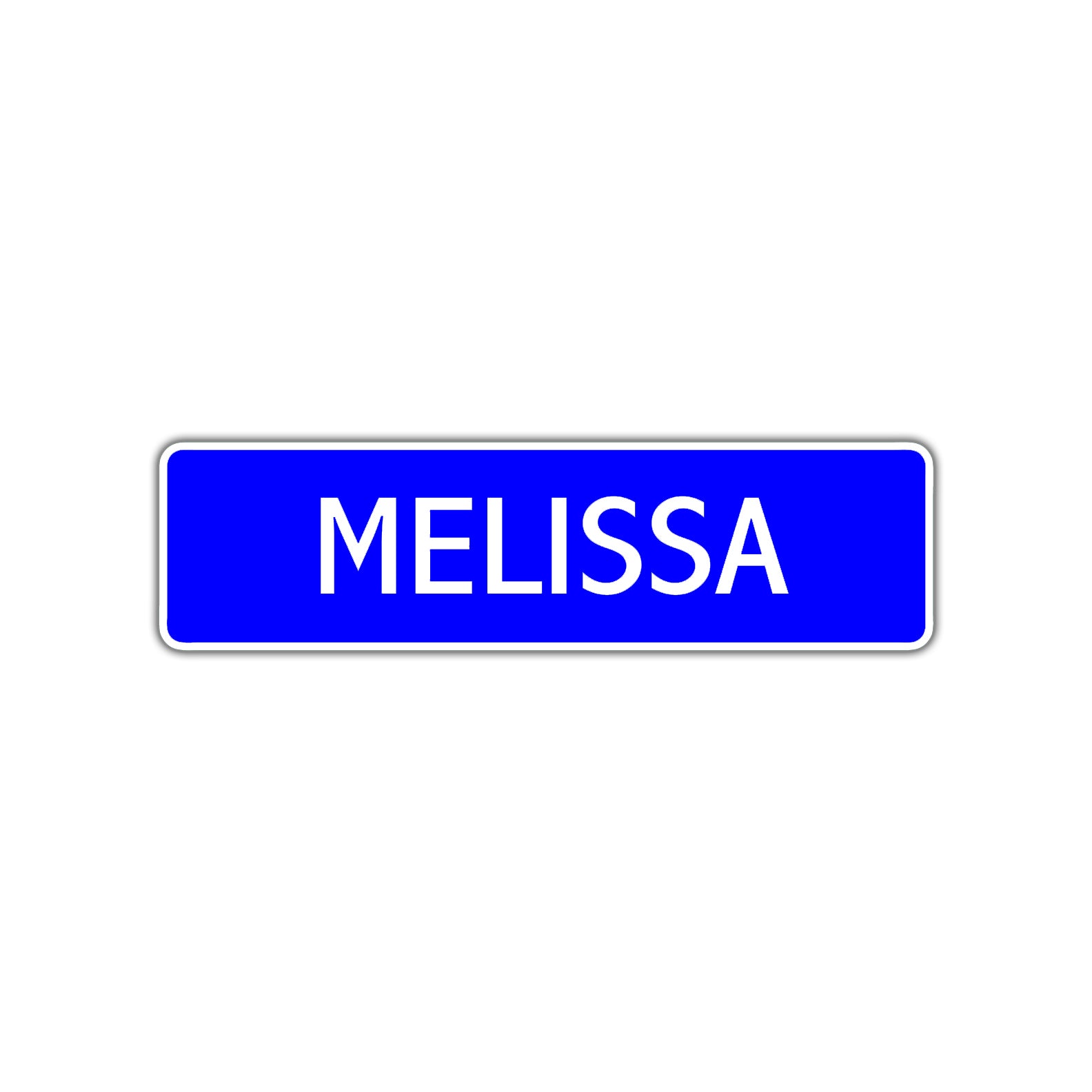 Melissa Street Sign Children Name Room Plate - Sign Fever