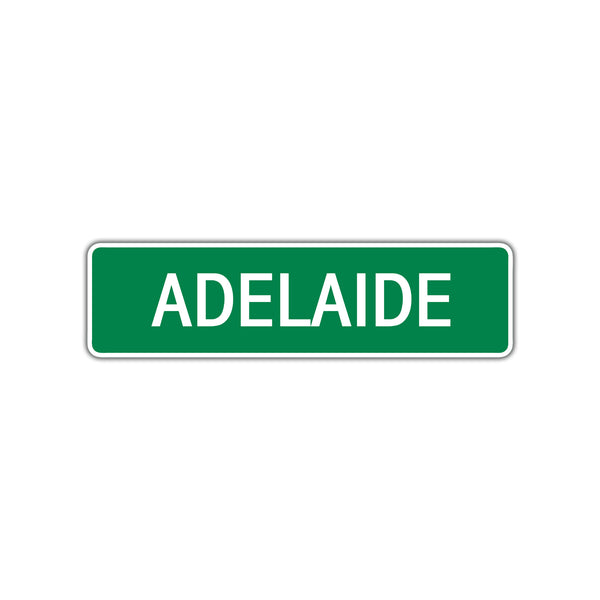 Adelaide Street Sign Children Name Room Plate - Sign Fever