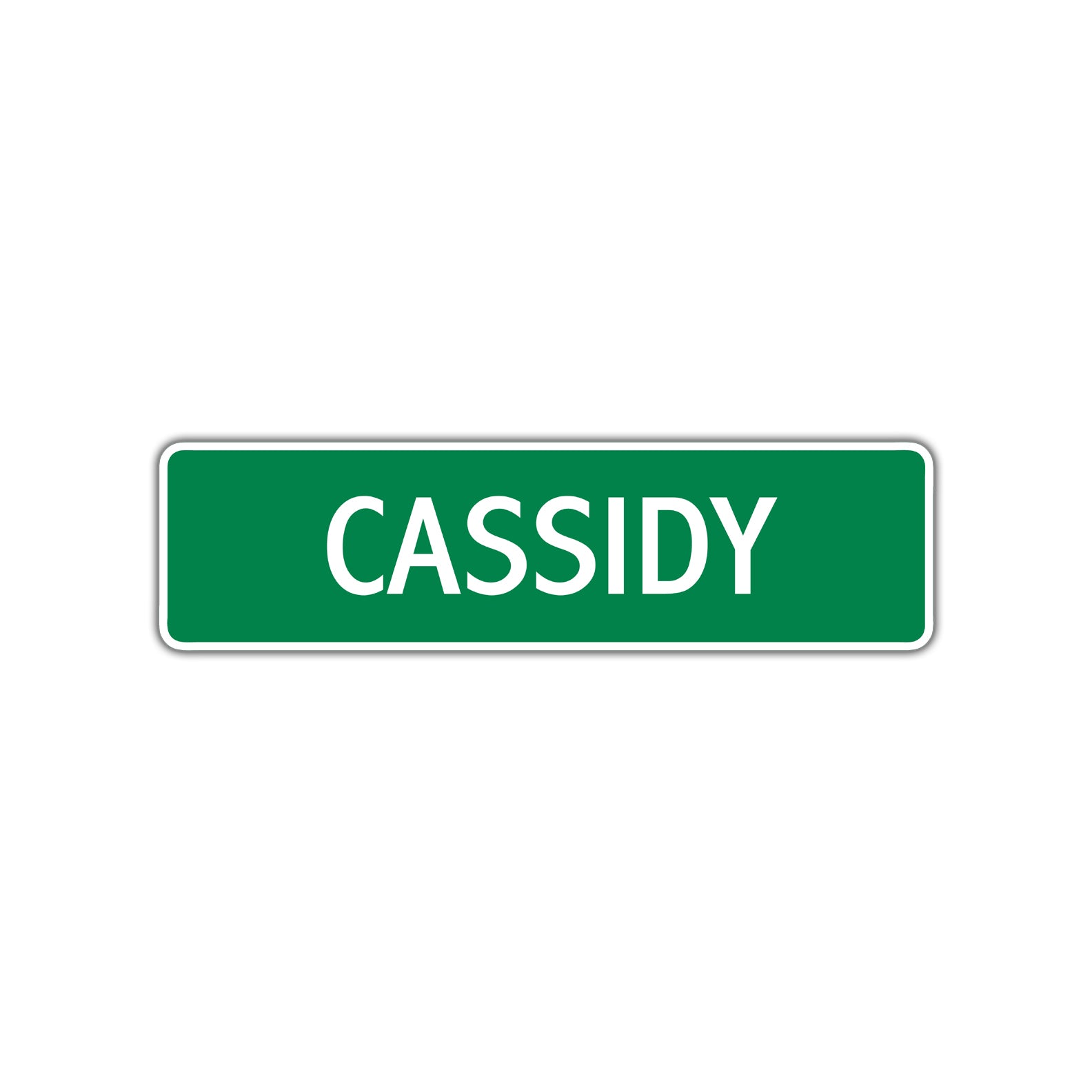 Cassidy Street Sign Children Name Room Plate - Sign Fever
