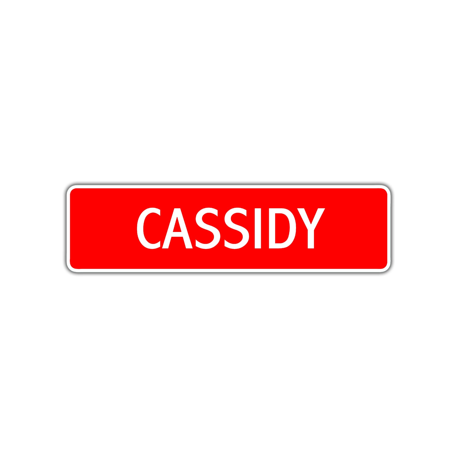 Cassidy Street Sign Children Name Room Plate - Sign Fever
