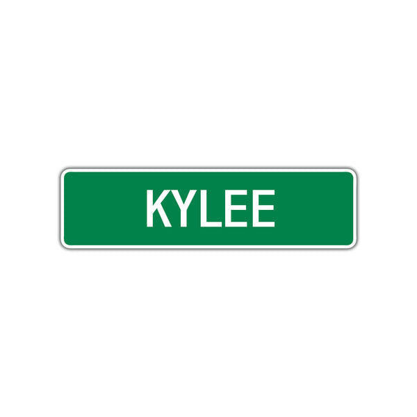 Kylee Street Sign Children Name Room Plate - Sign Fever