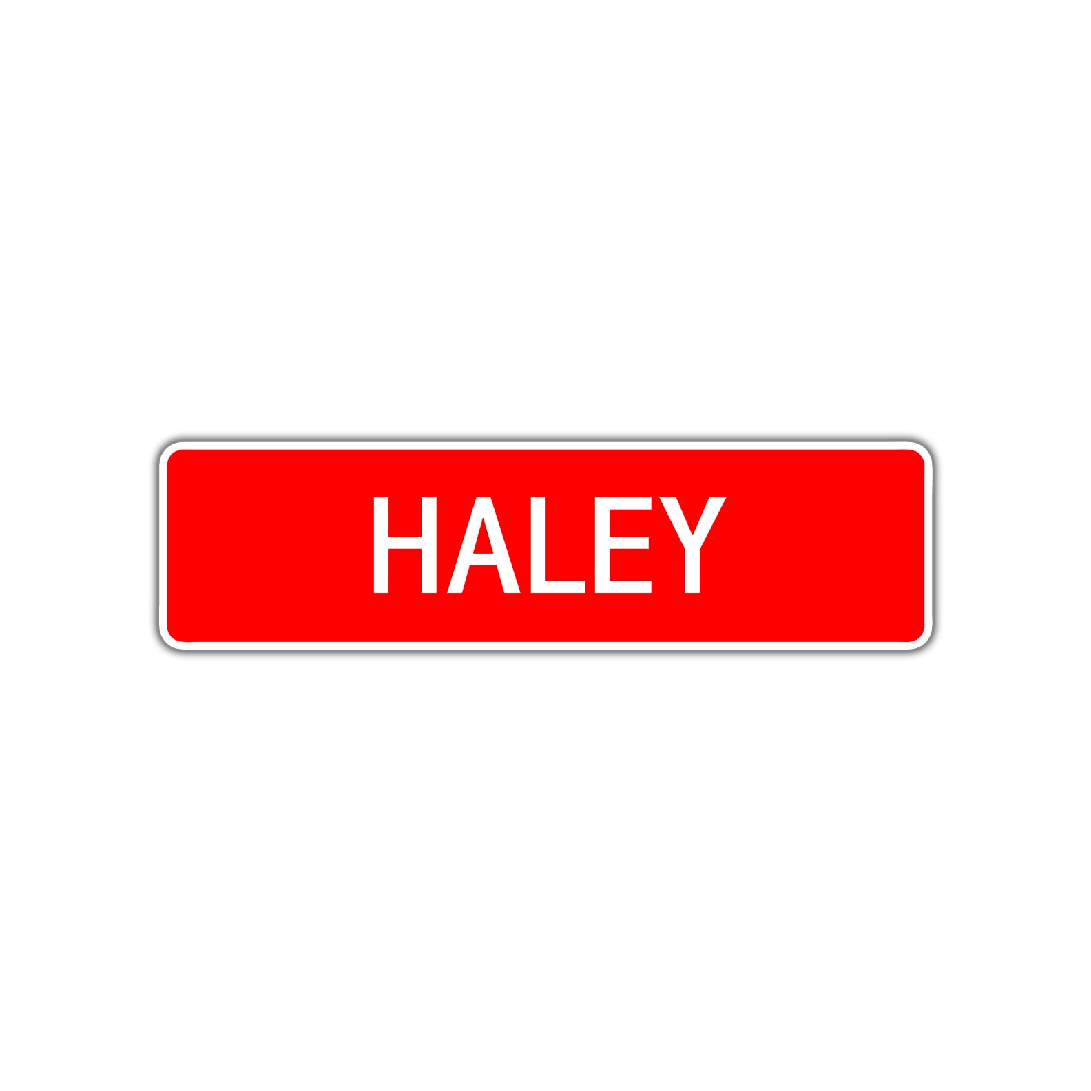 Haley Street Sign Children Name Room Plate - Sign Fever