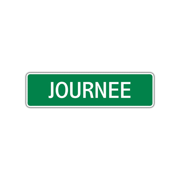 Journee Street Sign Children Name Room Plate - Sign Fever