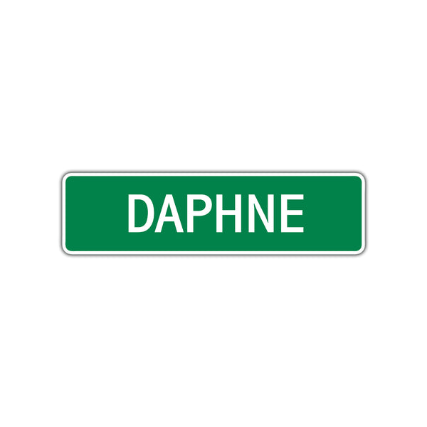 Daphne Street Sign Children Name Room Plate - Sign Fever