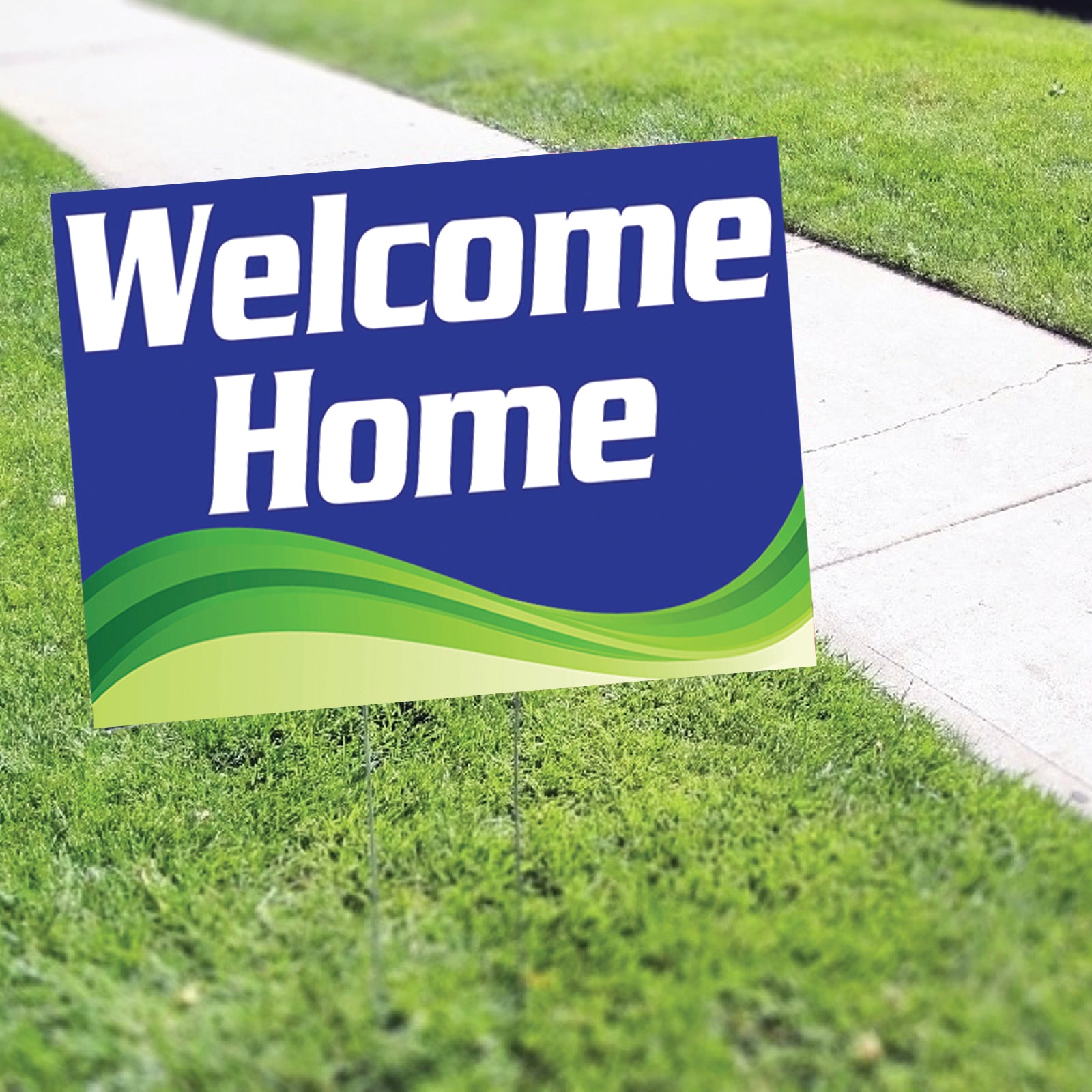 Welcome Home Decoration Coroplast Printed Yard Sign - Sign Fever