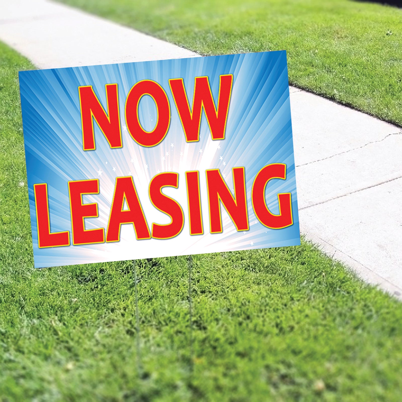 Now Leasing Agreement Coroplast Yard Sign - Sign Fever