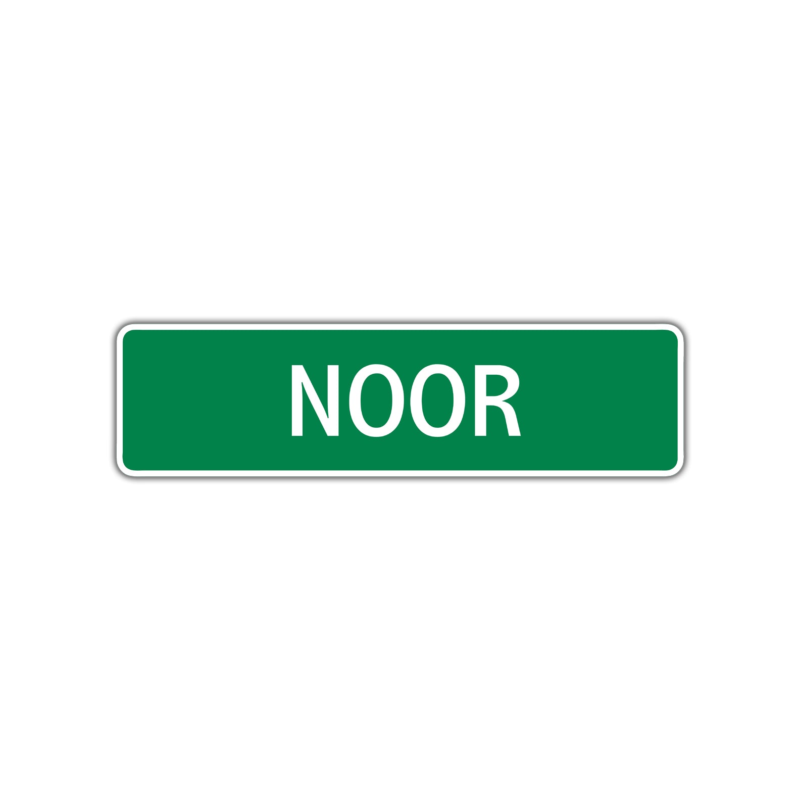 Noor Street Sign Children Name Room Plate – Sign Fever