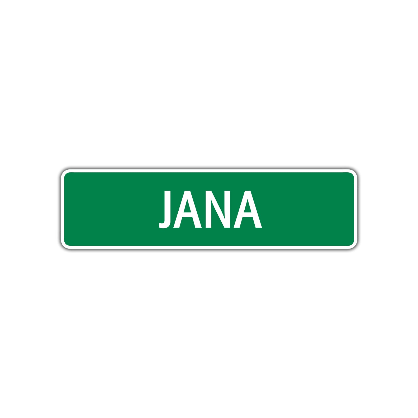 Jana Street Sign Children Name Room Plate – Sign Fever