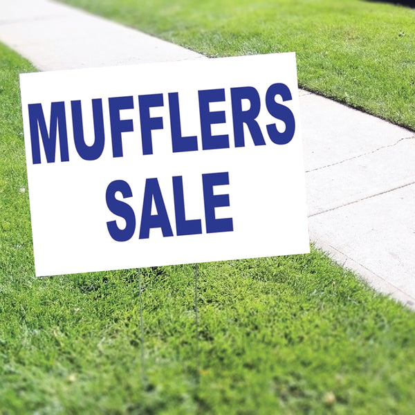 Mufflers Sale Coroplast Yard Sign - Sign Fever