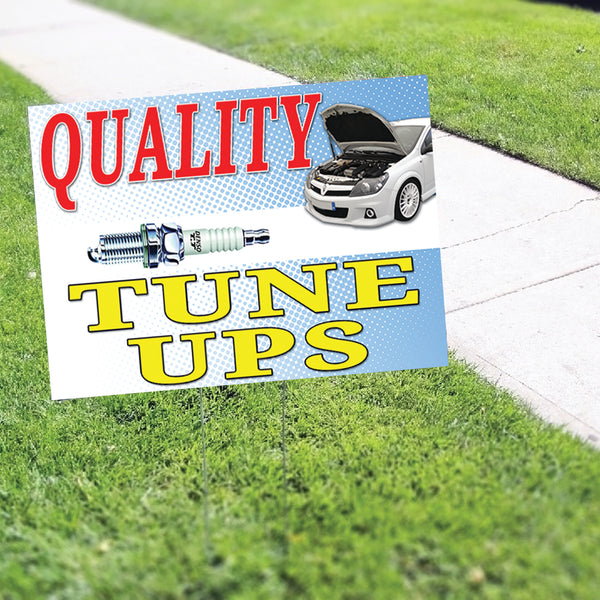 Quality Tune UPS Coroplast Yard Sign - Sign Fever