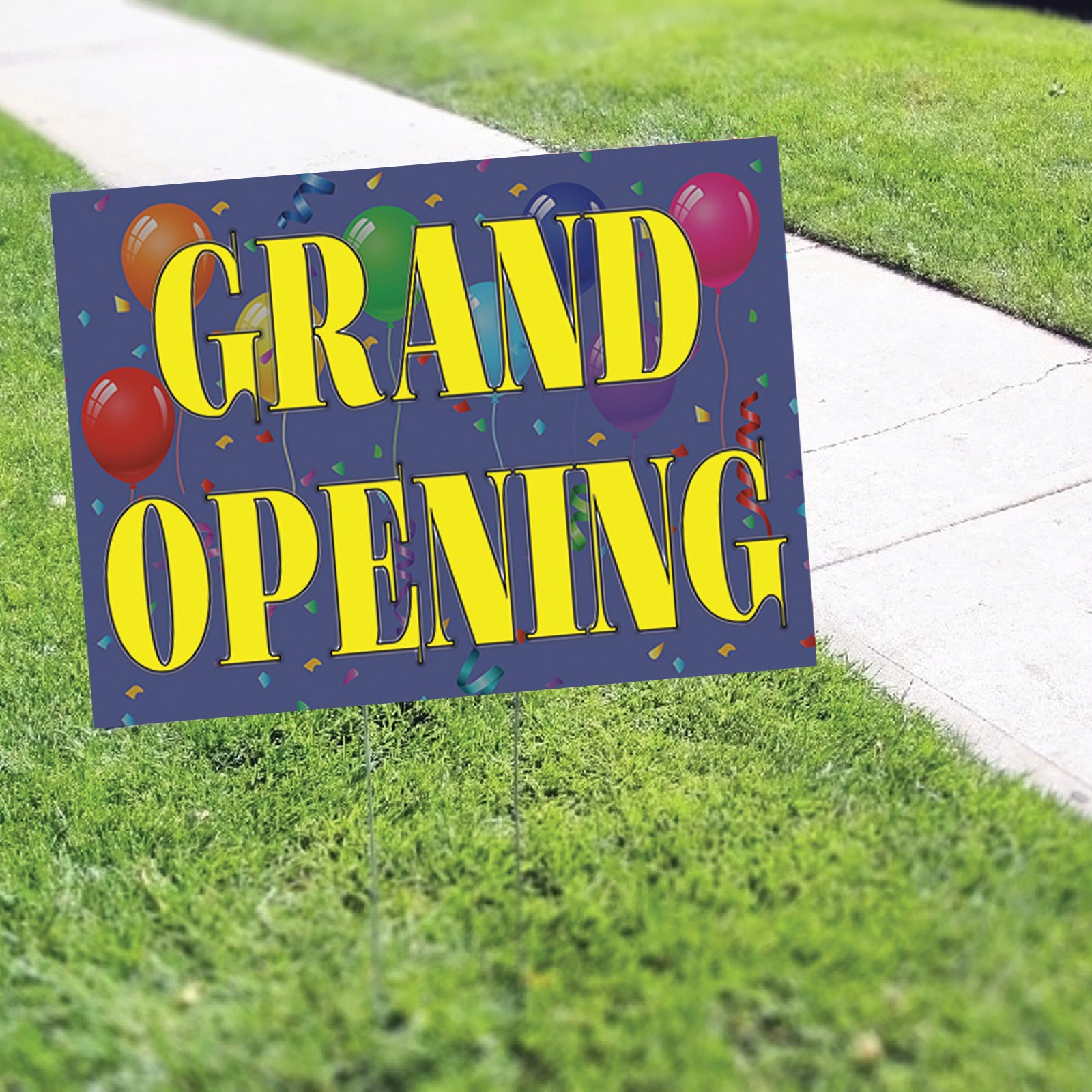 Grand Opening Coroplast Yard Sign – Sign Fever