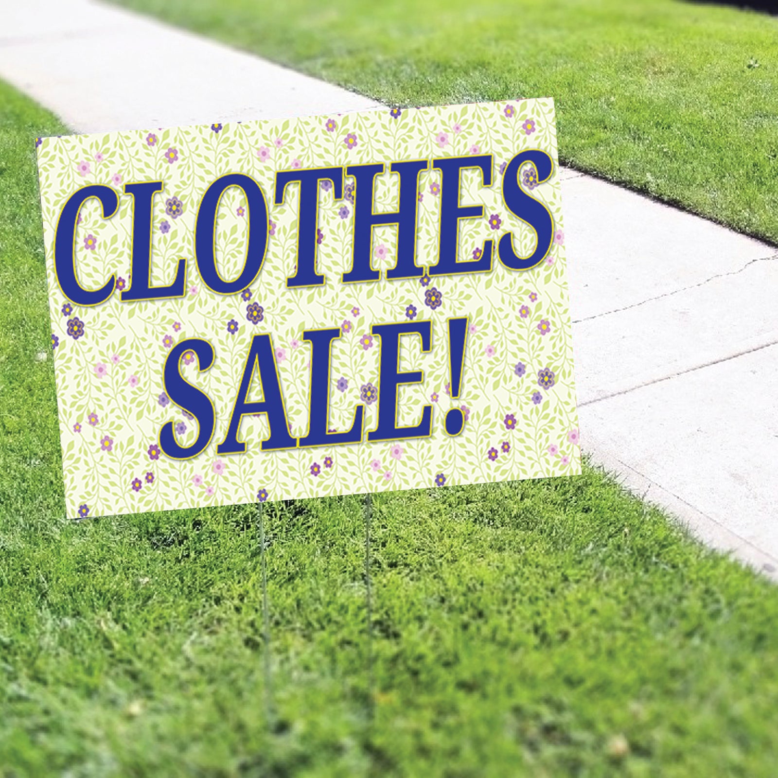 Clothes Sale Coroplast Yard Sign – Sign Fever