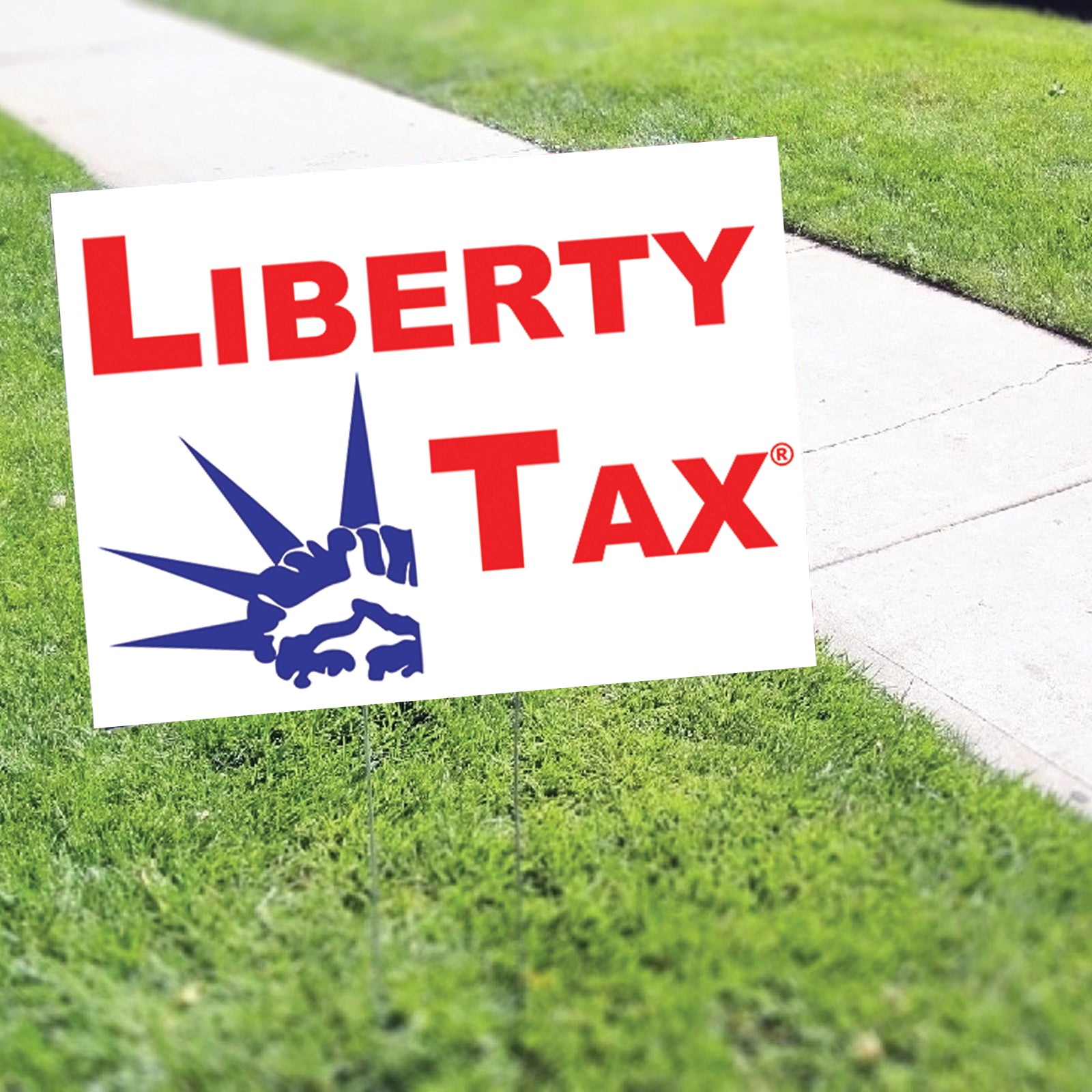 Liberty Tax Coroplast Yard Sign – Sign Fever
