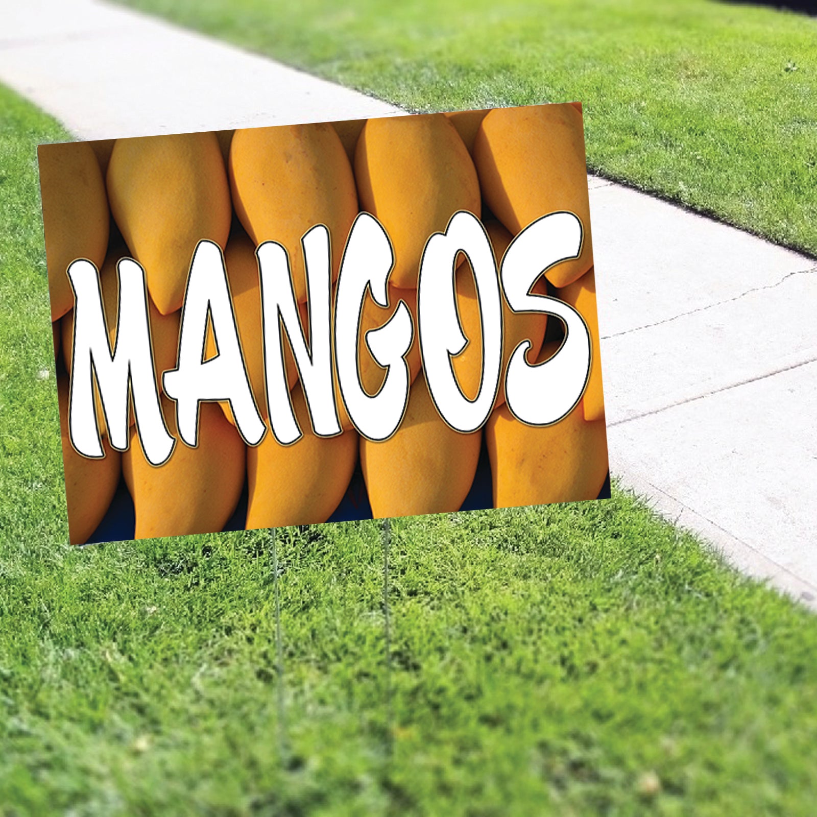 Mangos Coroplast Yard Sign – Sign Fever