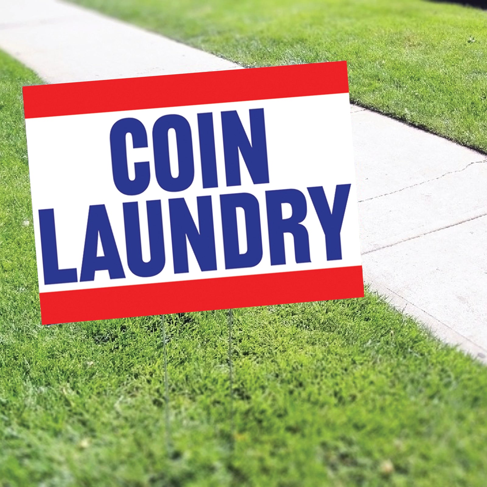 Coin Laundry Coroplast Yard Sign – Sign Fever