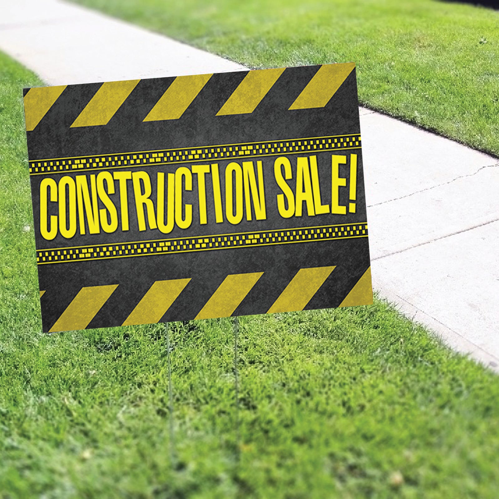 Construction Sale Coroplast Yard Sign - Sign Fever