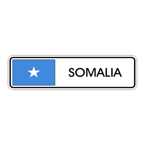 Somalia Country Flag Aluminum Street Sign - Sign Fever