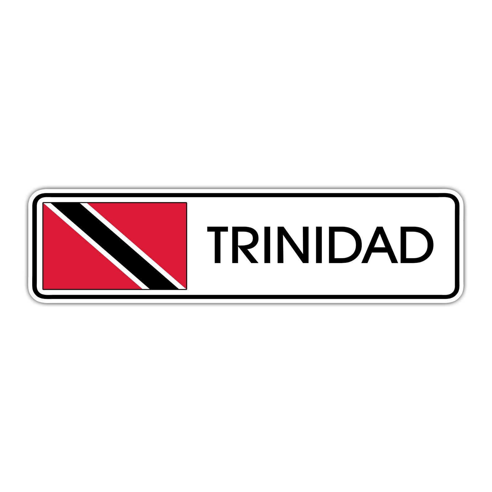 Trinidad Country Flag Aluminum Street Sign – Sign Fever