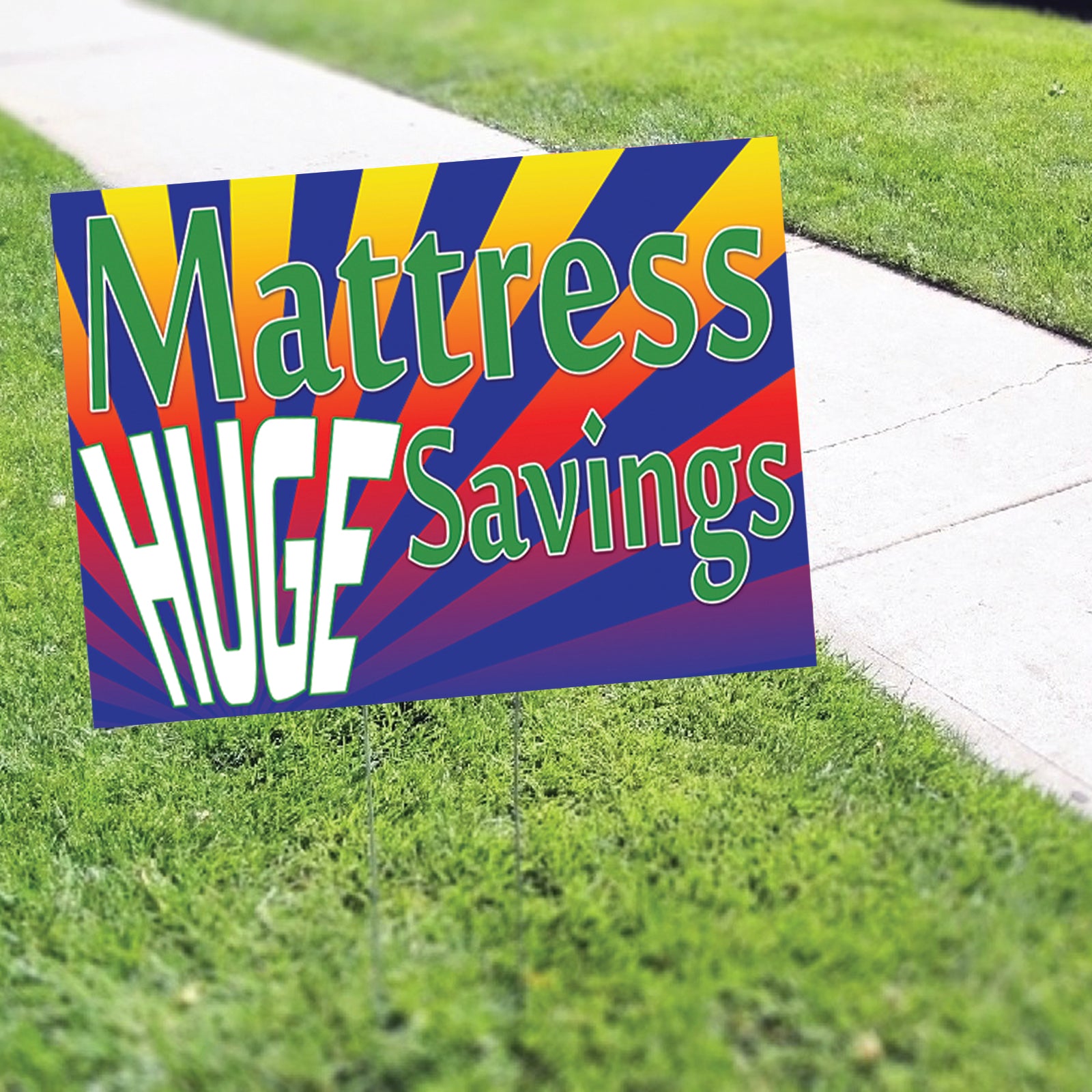 Huge Mattress Saving Coroplast Yard Sign - Sign Fever