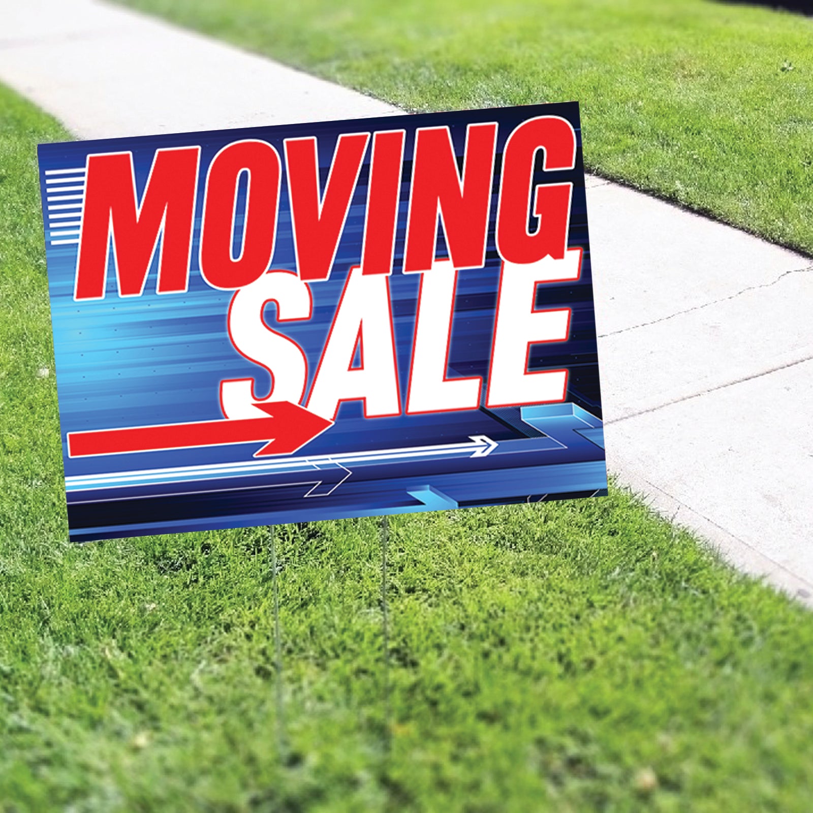 Moving Sale Coroplast Yard Sign - Sign Fever