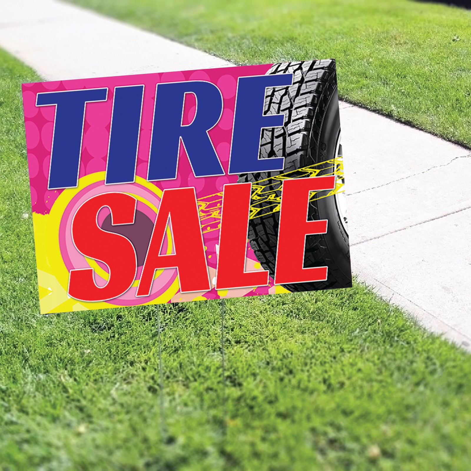 Tire Sale Coroplast Yard Sign - Sign Fever