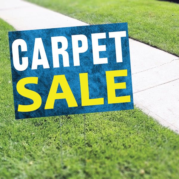 Carpet Sale Coroplast Yard Sign - Sign Fever