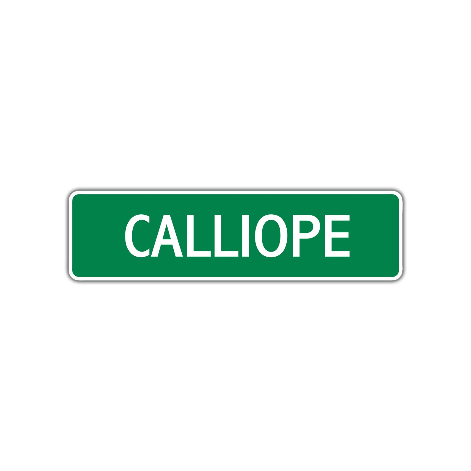 Calliope Street Sign Children Name Room Plate – Sign Fever