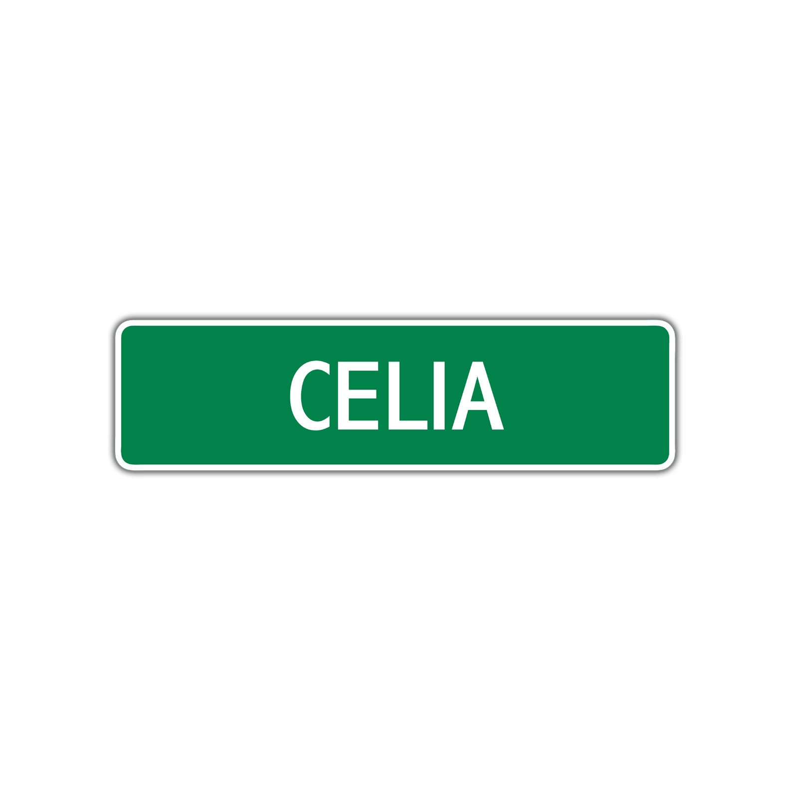 Celia Street Sign Children Name Room Plate – Sign Fever