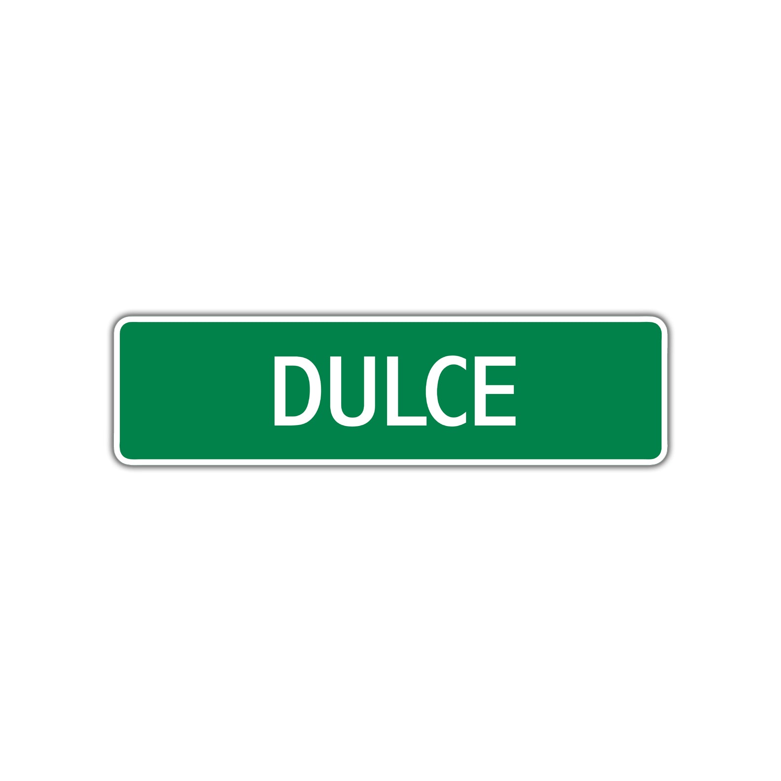 Dulce Street Sign Children Name Room Plate – Sign Fever