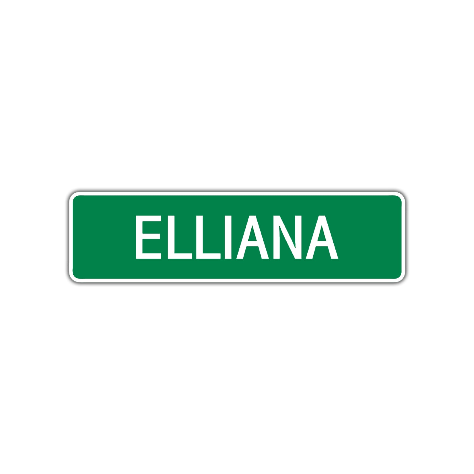 Elliana Street Sign Children Name Room Plate – Sign Fever