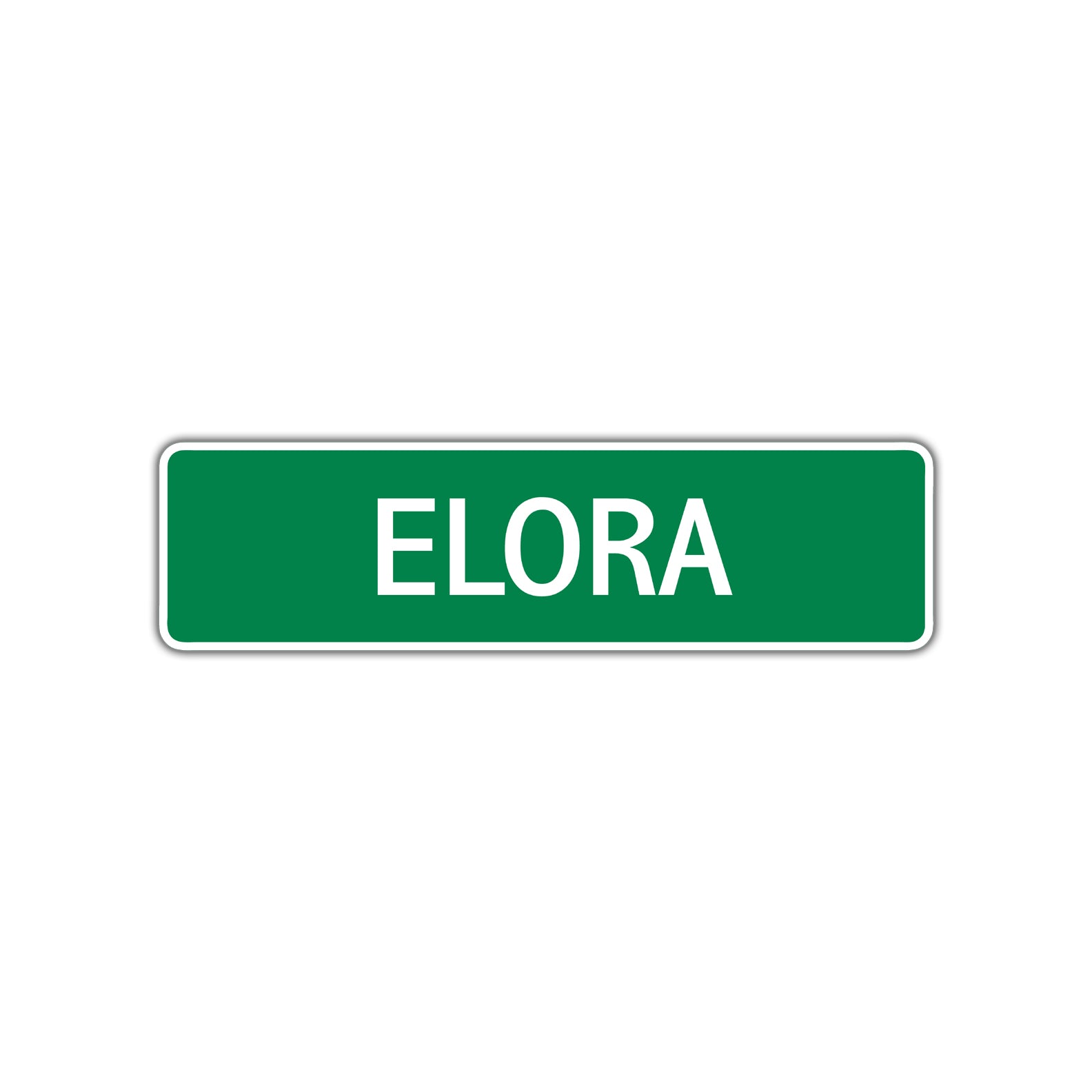 Elora Street Sign Children Name Room Plate – Sign Fever