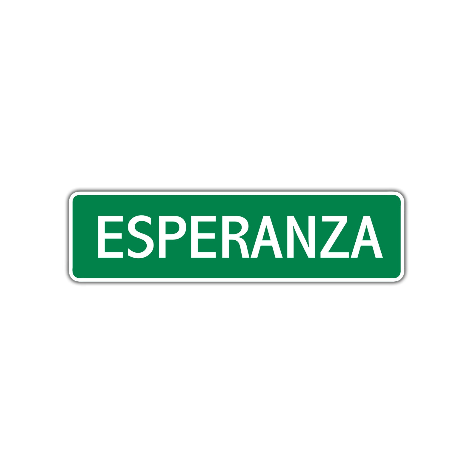 Esperanza Street Sign Children Name Room Plate – Sign Fever