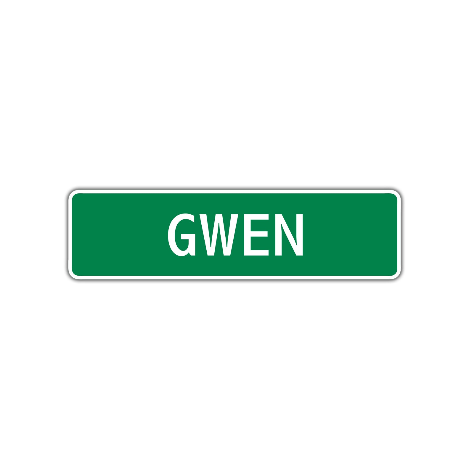 Gwen Street Sign Children Name Room Plate – Sign Fever