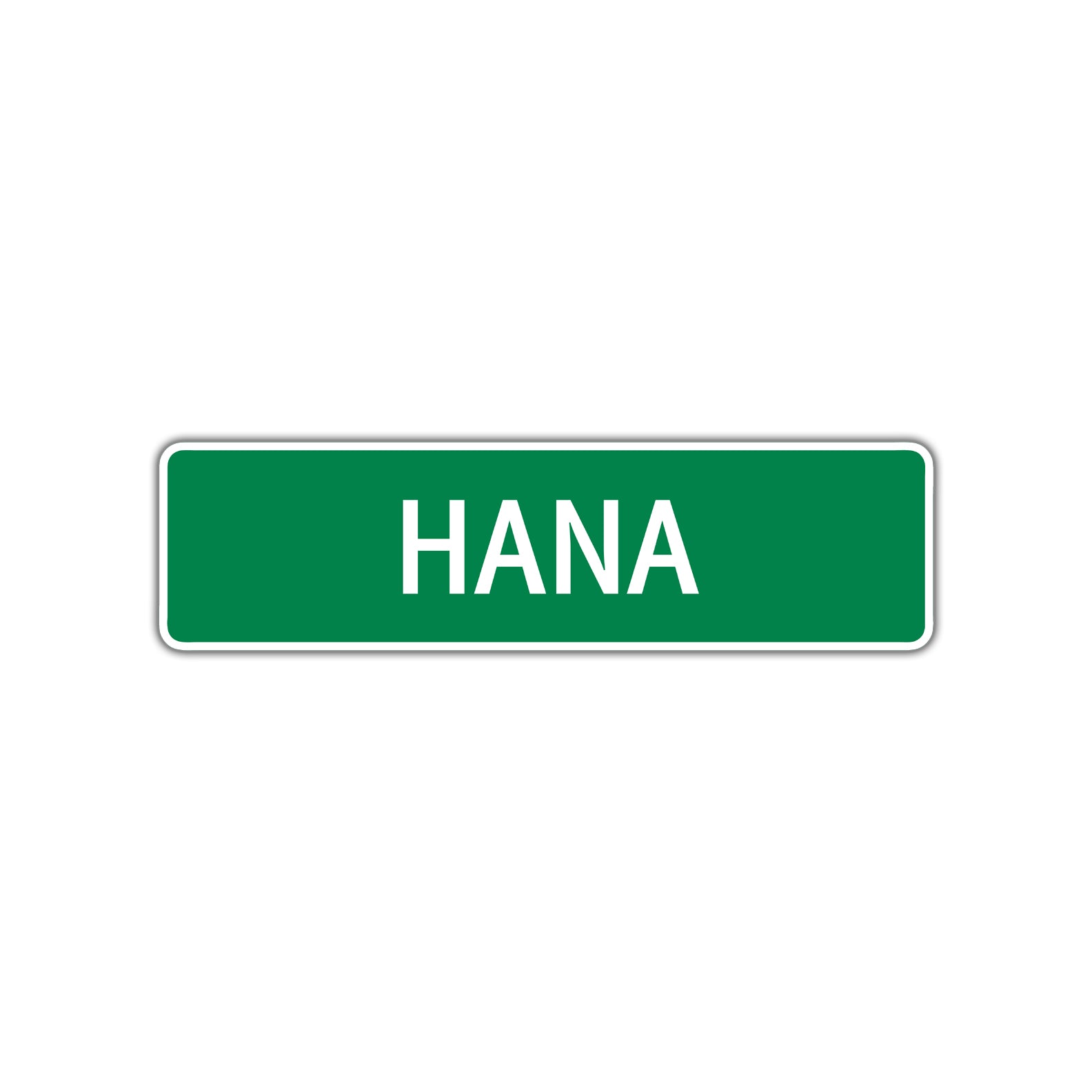 Hana Street Sign Children Name Room Plate – Sign Fever