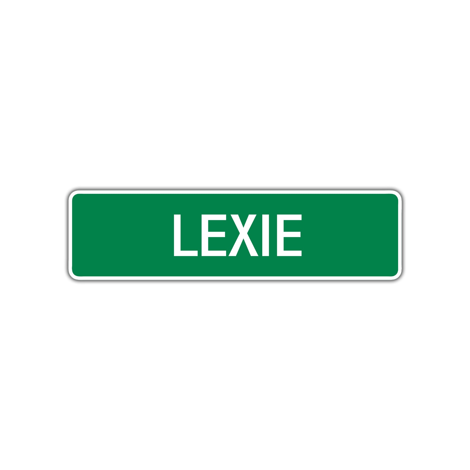 Lexie Street Sign Children Name Room Plate – Sign Fever