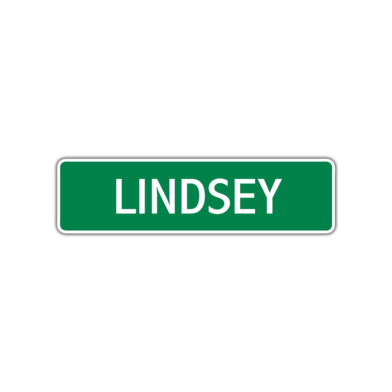 Lindsey Street Sign Children Name Room Plate – Sign Fever