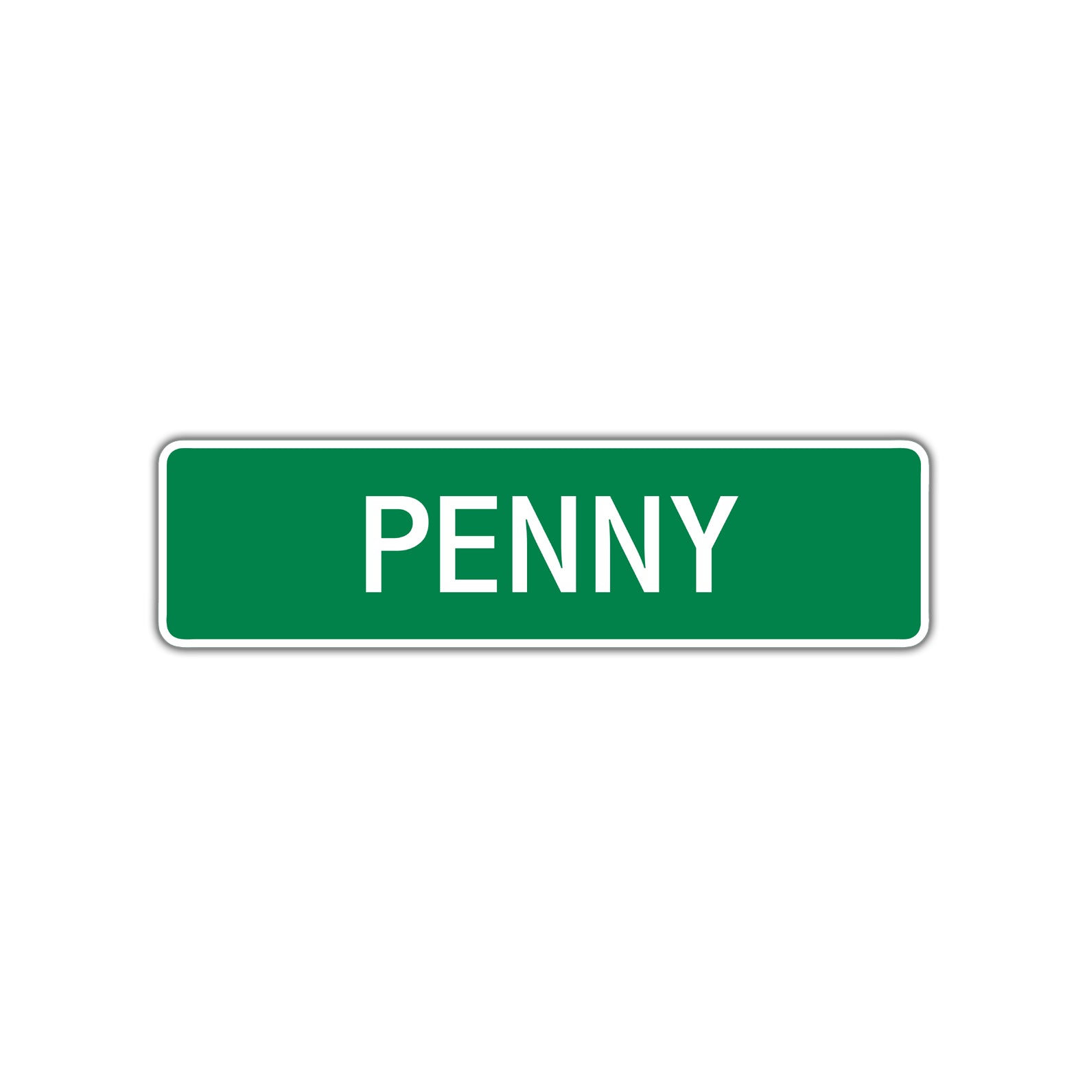 Penny Street Sign Children Name Room Plate – Sign Fever