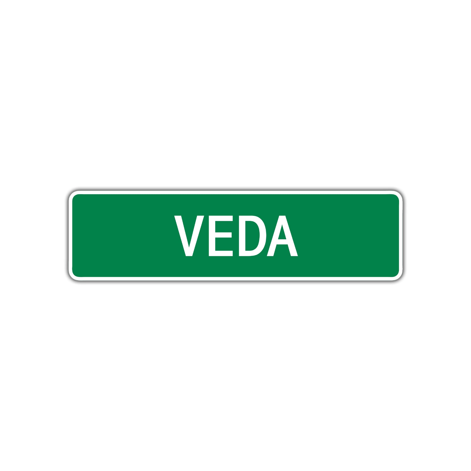 Veda Street Sign Children Name Room Plate – Sign Fever
