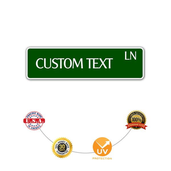 Custom Text LN Sign - Sign Fever