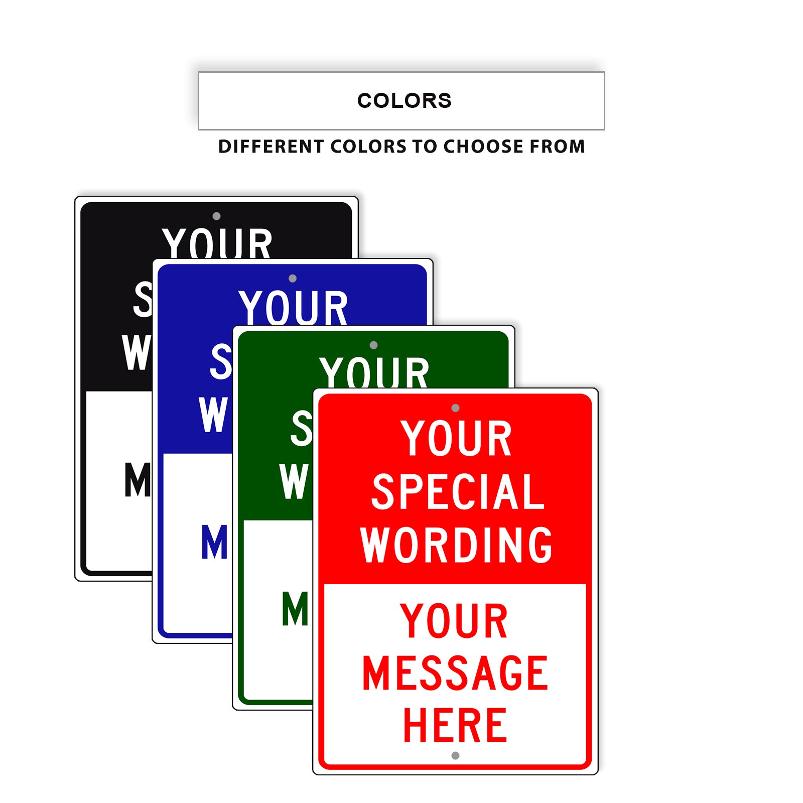 Custom Sign Your Special Wording Sign - Sign Fever