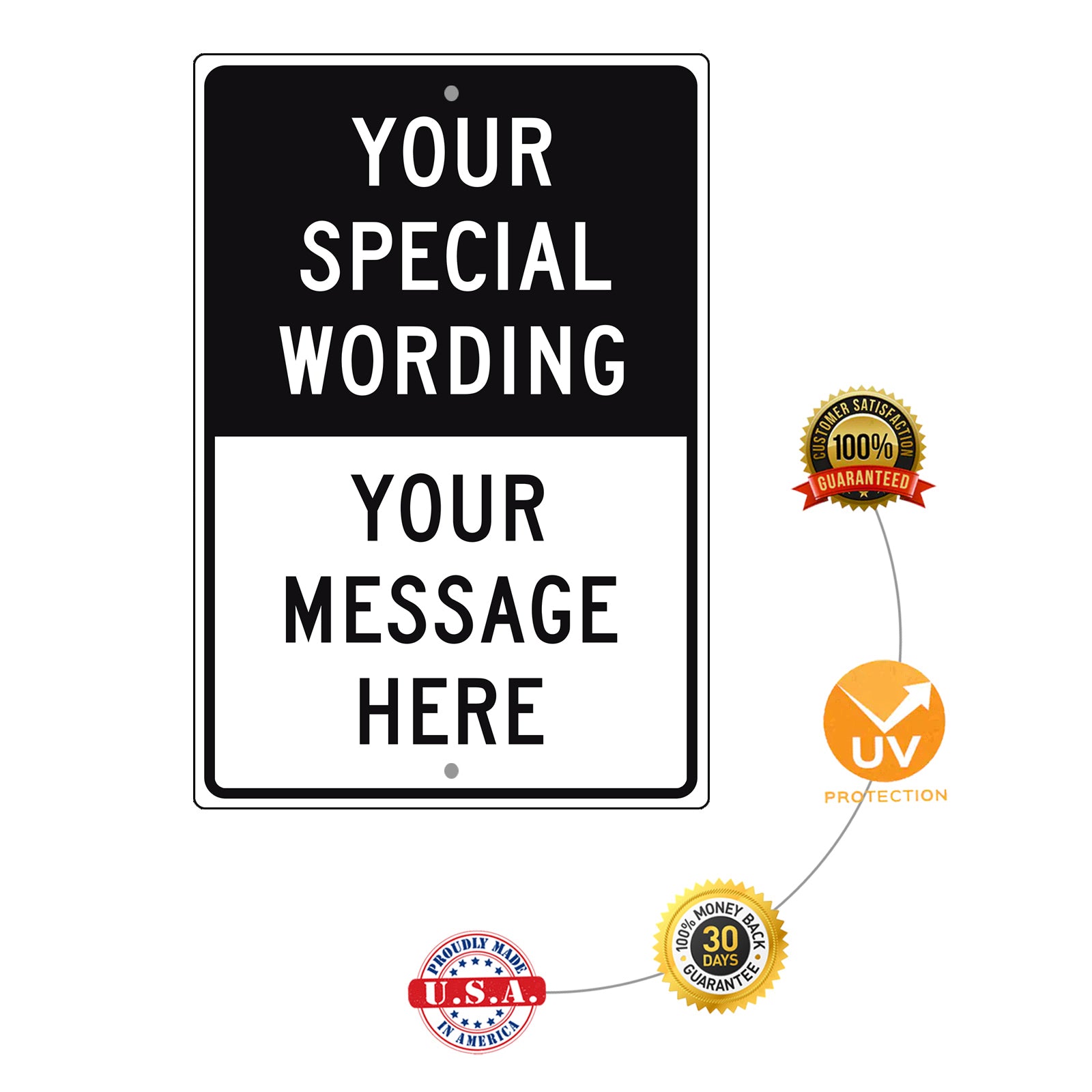 Custom Sign Your Special Wording Sign - Sign Fever