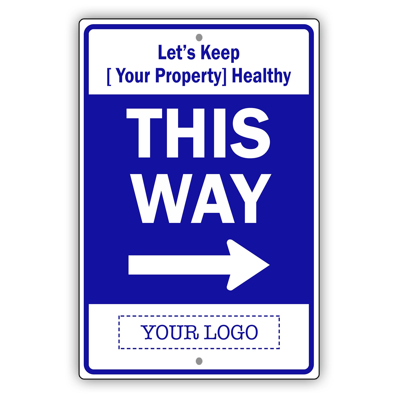 This Way Right Arrow Sign - Sign Fever