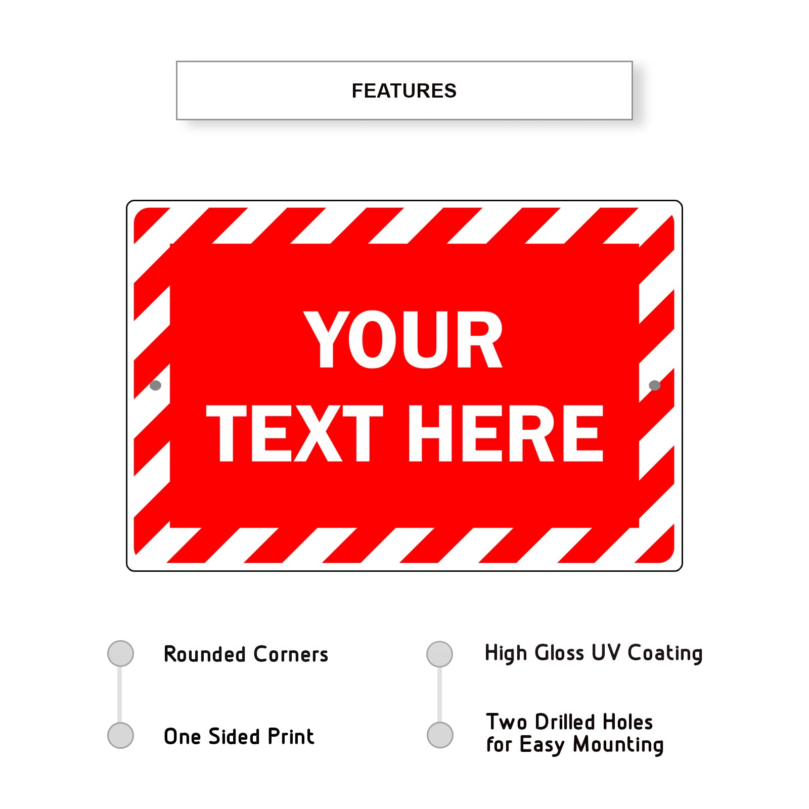 Your Text Here Sign - Sign Fever