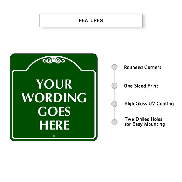 Your Wording Goes Here Sign - Sign Fever