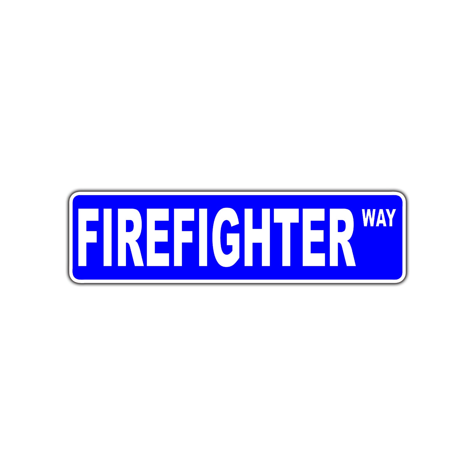 Firefighter Street Sign - Sign Fever