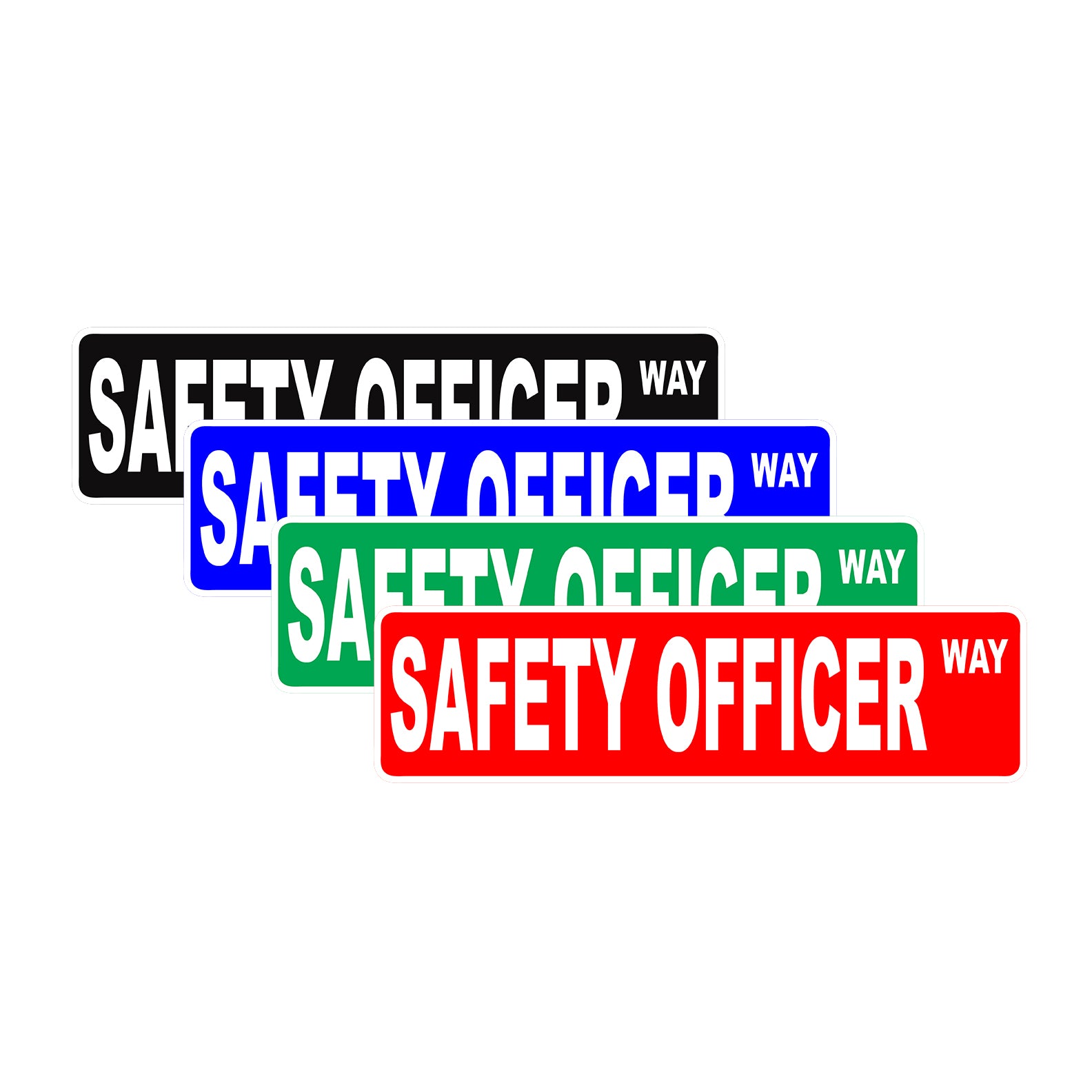Safety Officer Way Street Sign - Sign Fever