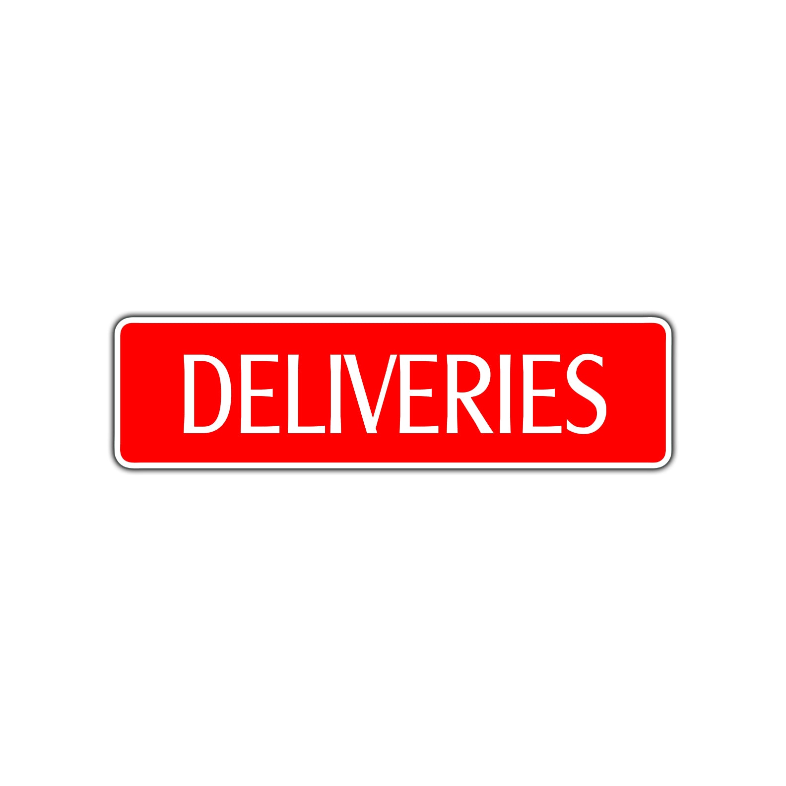 Deliveries Shipping & Receiving Street Sign - Sign Fever