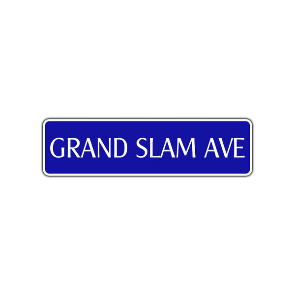 Grand Slam Ave Baseball Street Sign - Sign Fever