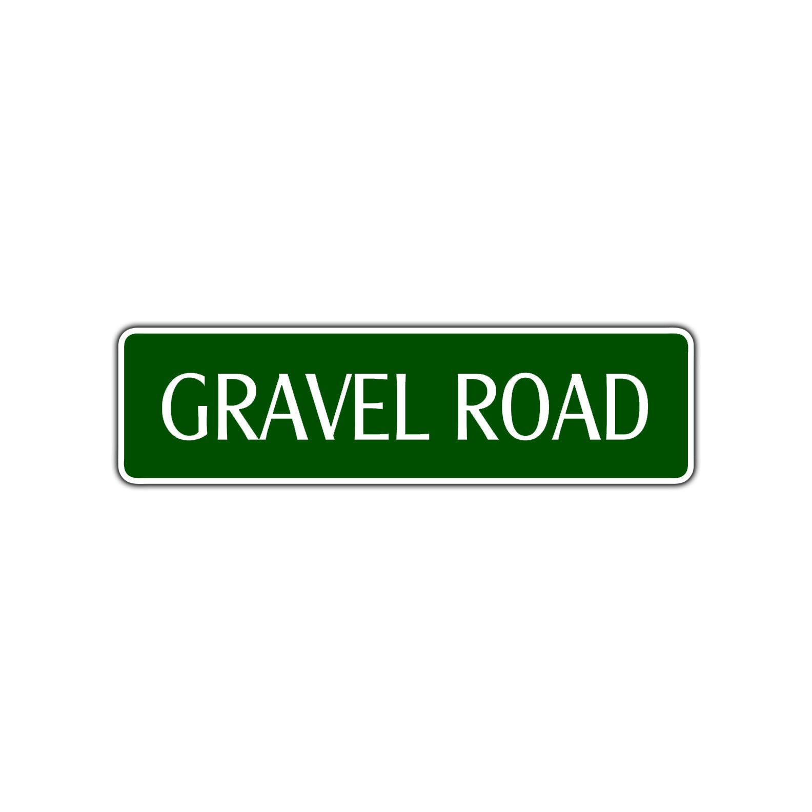Gravel Road Street Sign - Sign Fever